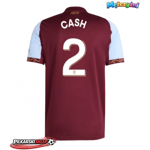 Aston Villa Matty Cash #2 Koszulka Podstawowa 2025-26 Krótki Rękaw ...